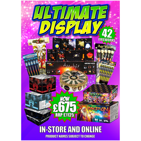 Buy Ultimate Display Pack |Premium Fireworks for Sale